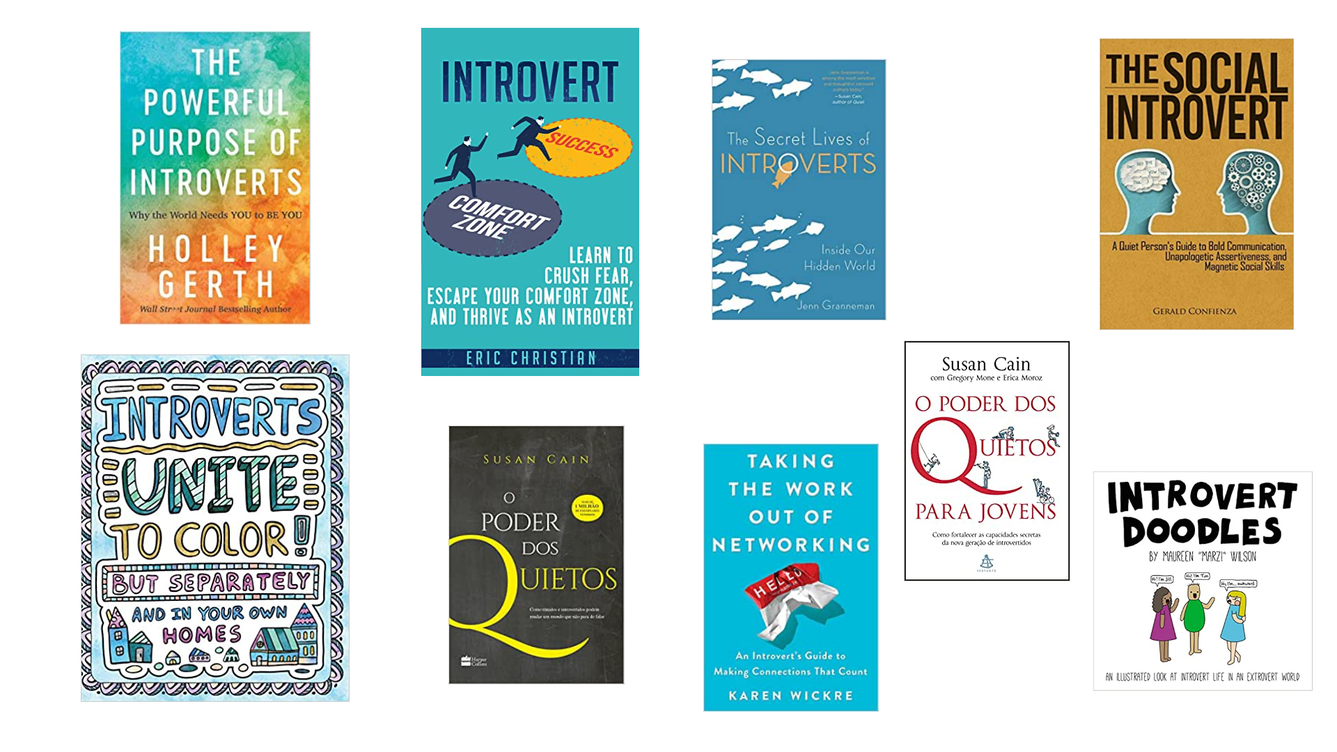 Livros sobre introvertidos - Introvertidamente